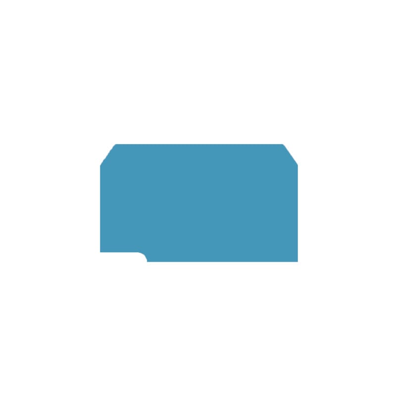 End plate (terminals) AP SAKR BL - Weidmuller