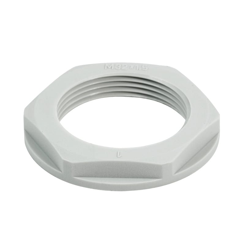 Locknut for cable gland (plastic) SKMU PG29-K GR - Weidmuller